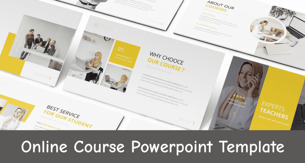 Online Course Powerpoint Template – MasterBundles