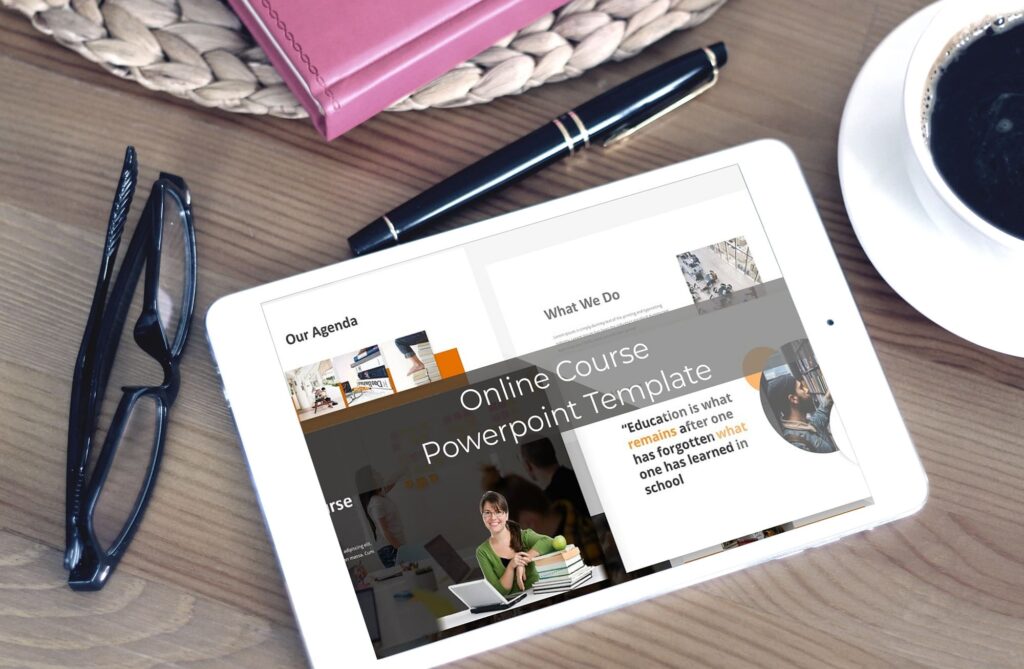 Online Course Powerpoint Template – MasterBundles