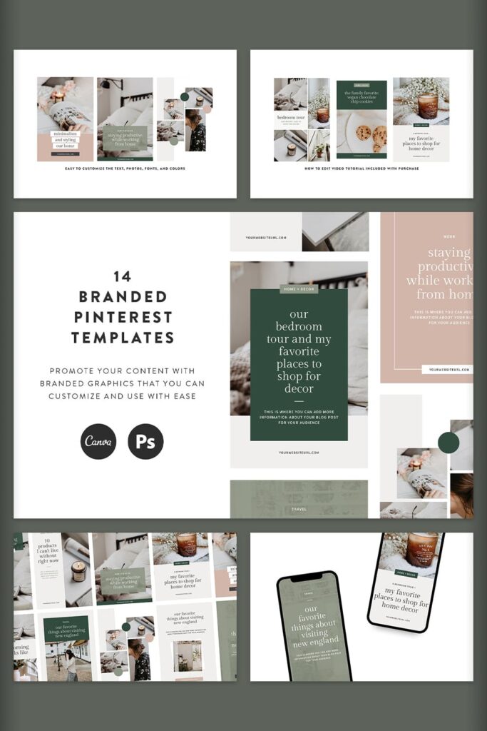 June Pinterest Templates | Master Bundles
