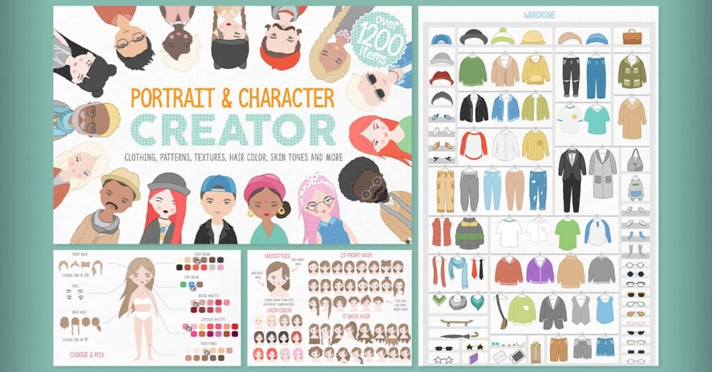 Portrait & Character Creator – MasterBundles