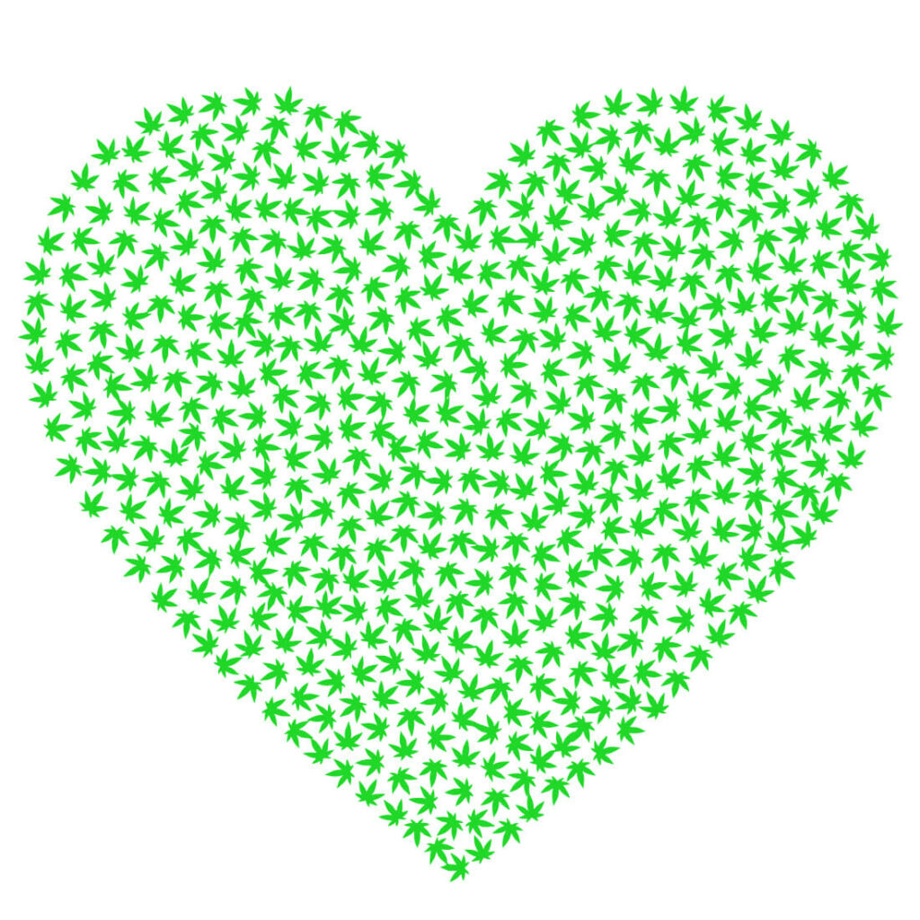 Free Marijuana Heart SVG – MasterBundles
