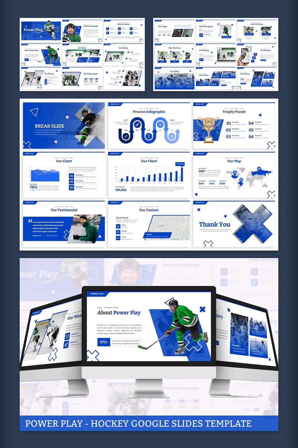 Power Play - Hockey Google Slides – MasterBundles