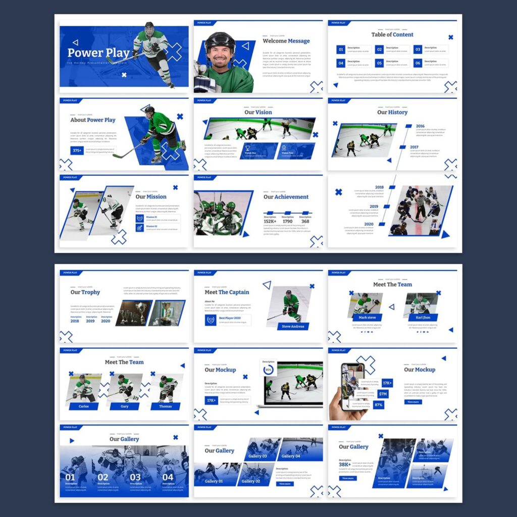 Power Play - Hockey Google Slides – MasterBundles