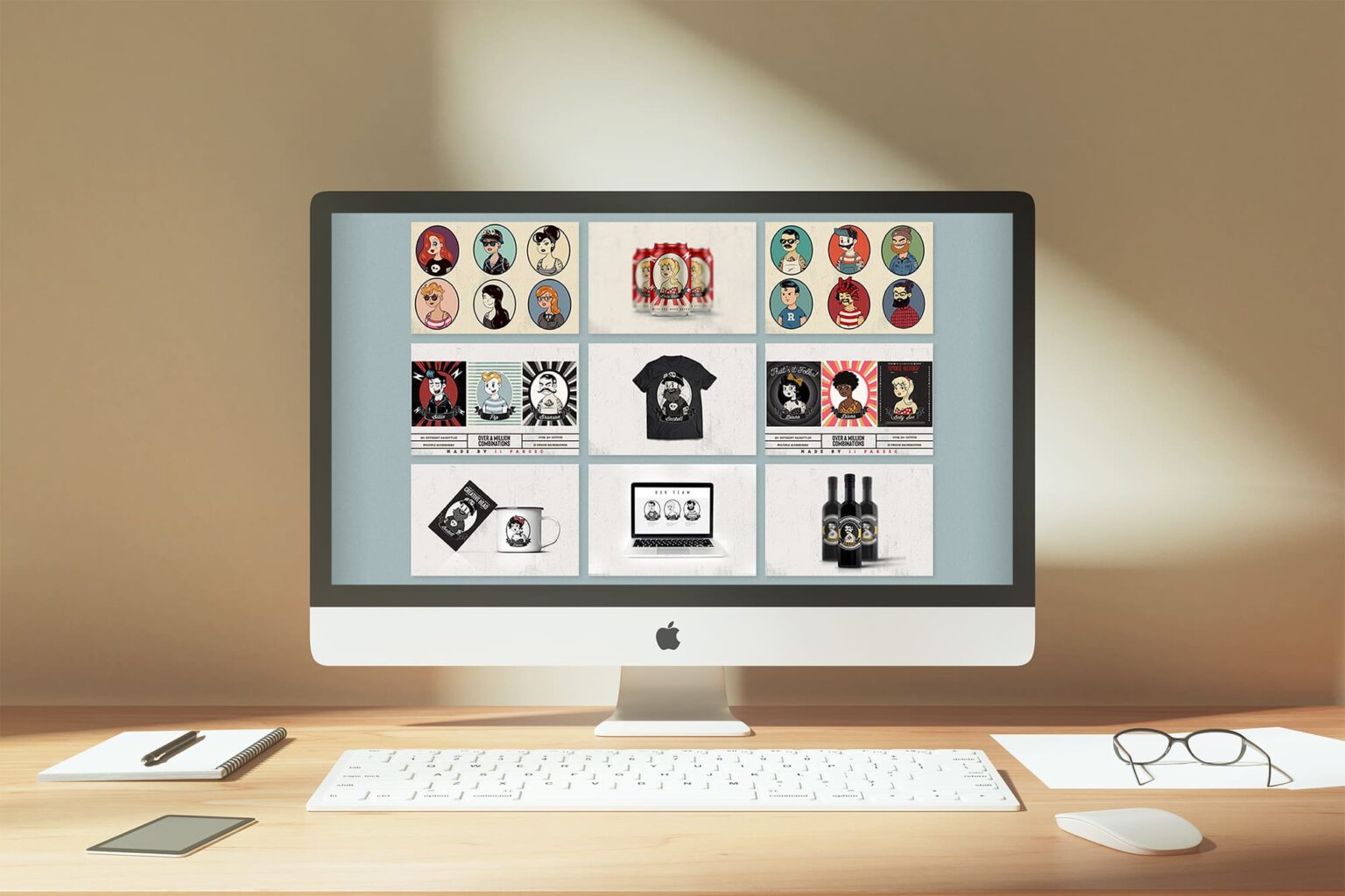 Retro Character Creator – MasterBundles