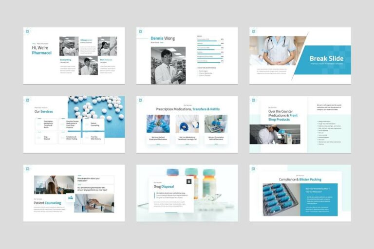 Pharmacy Health PowerPoint – MasterBundles