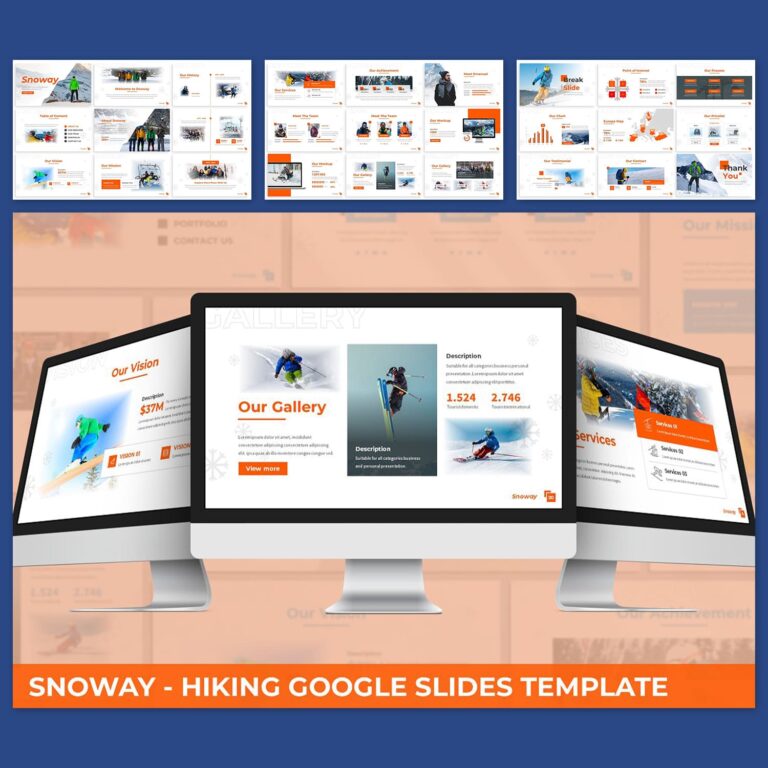 Snow - Google Slides Template – MasterBundles