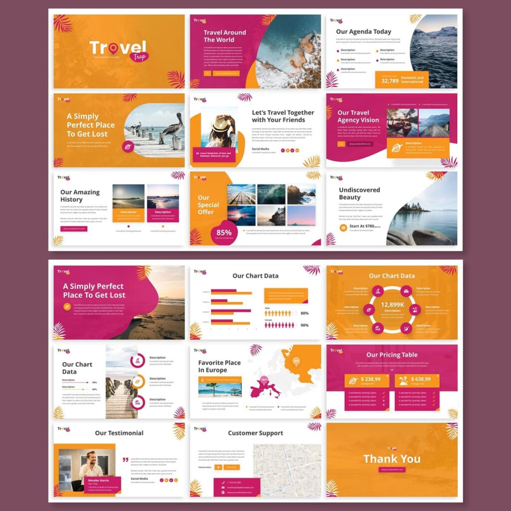 Trap - Travel Google Slides Template – MasterBundles