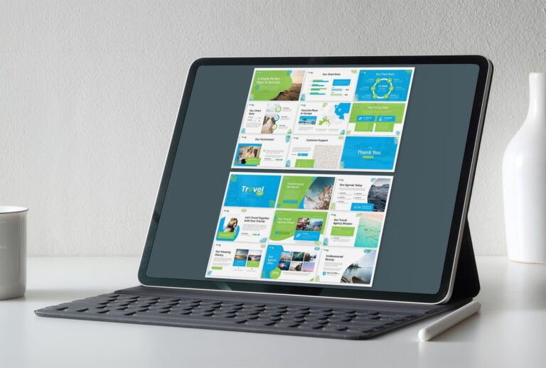 Trap - Travel Powerpoint Template – MasterBundles