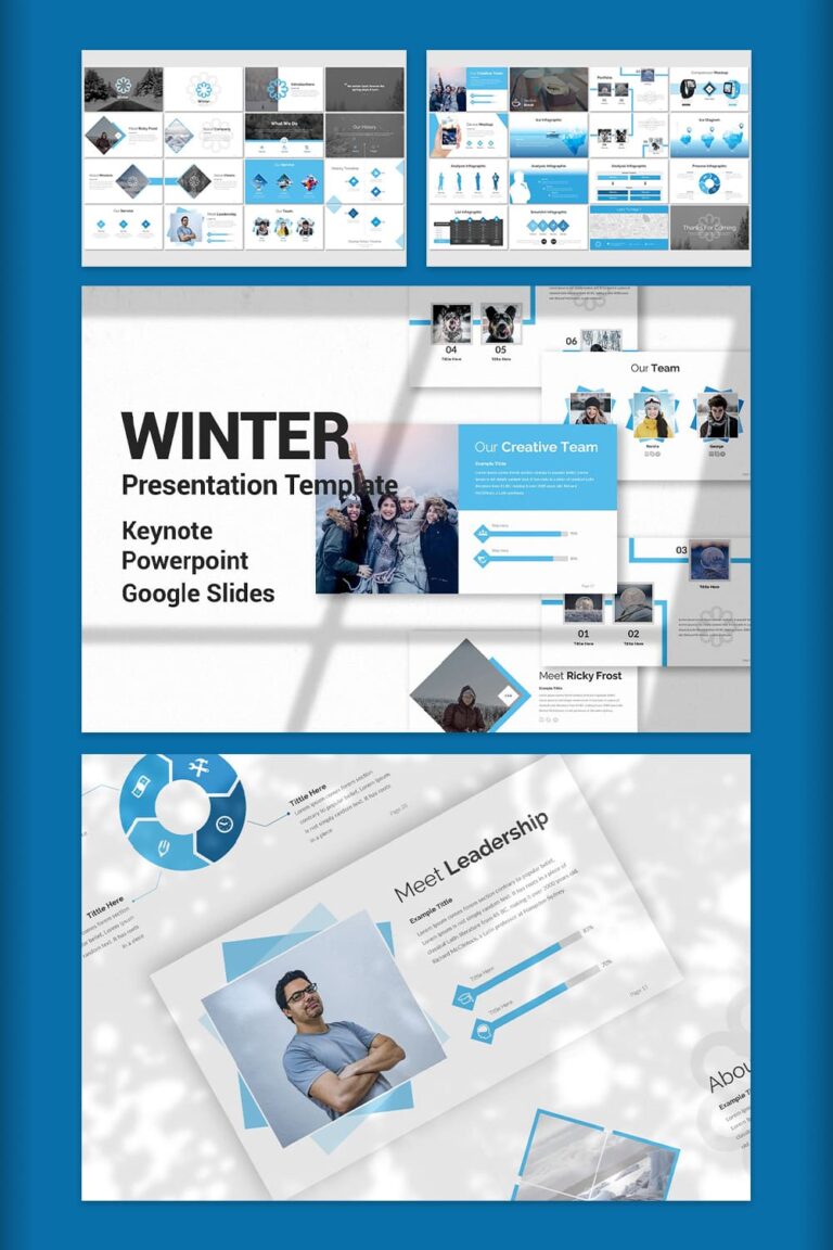 Winter Presentation Template – MasterBundles