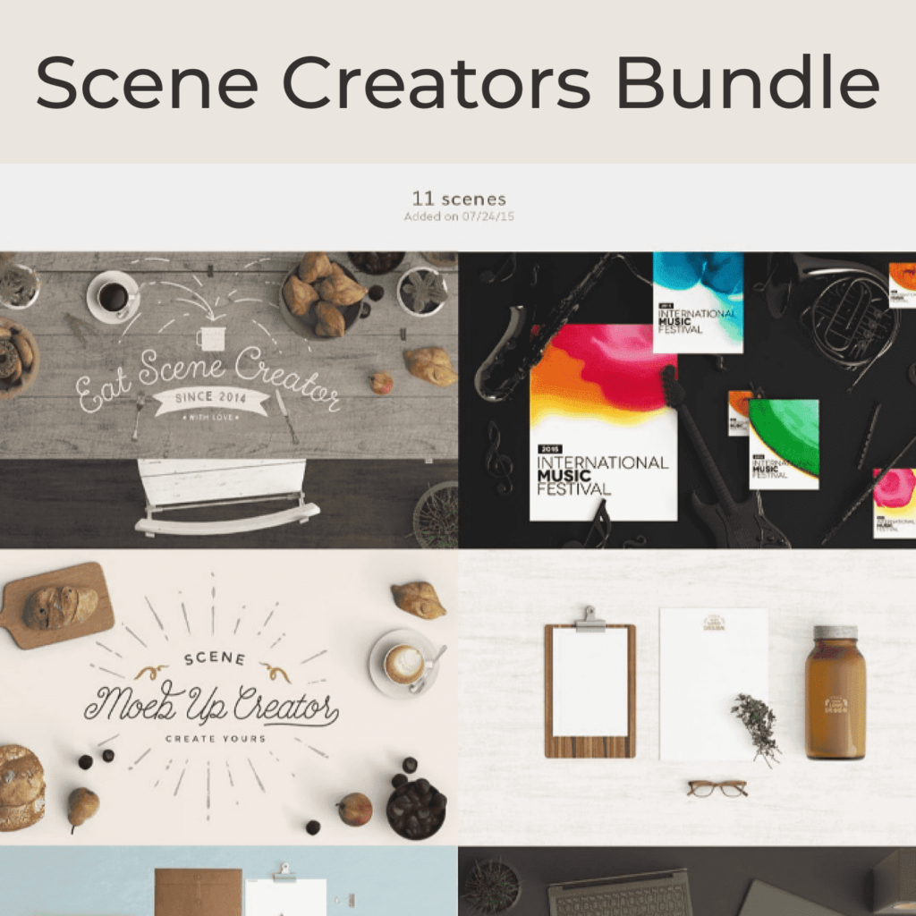 75 Logo and Scene Mockups – MasterBundles