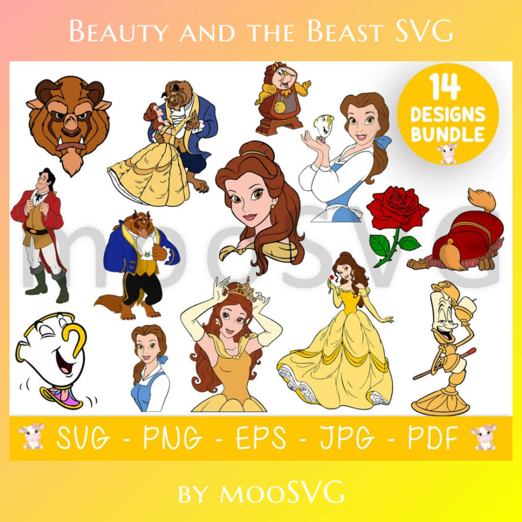 Beauty And The Beast SVG Bundle – MasterBundles