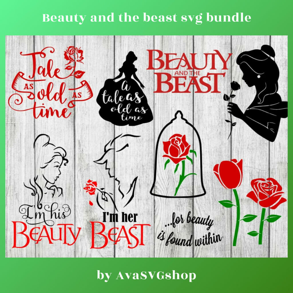 Beauty And The Beast Svg Bundle – MasterBundles