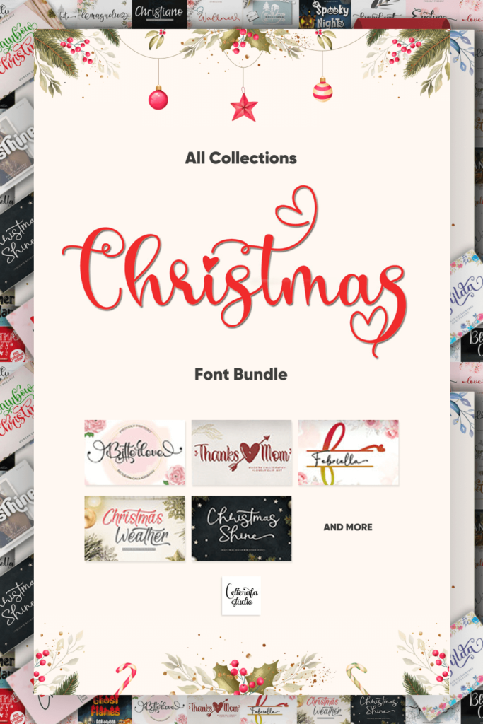Christmas Font Bundle – MasterBundles
