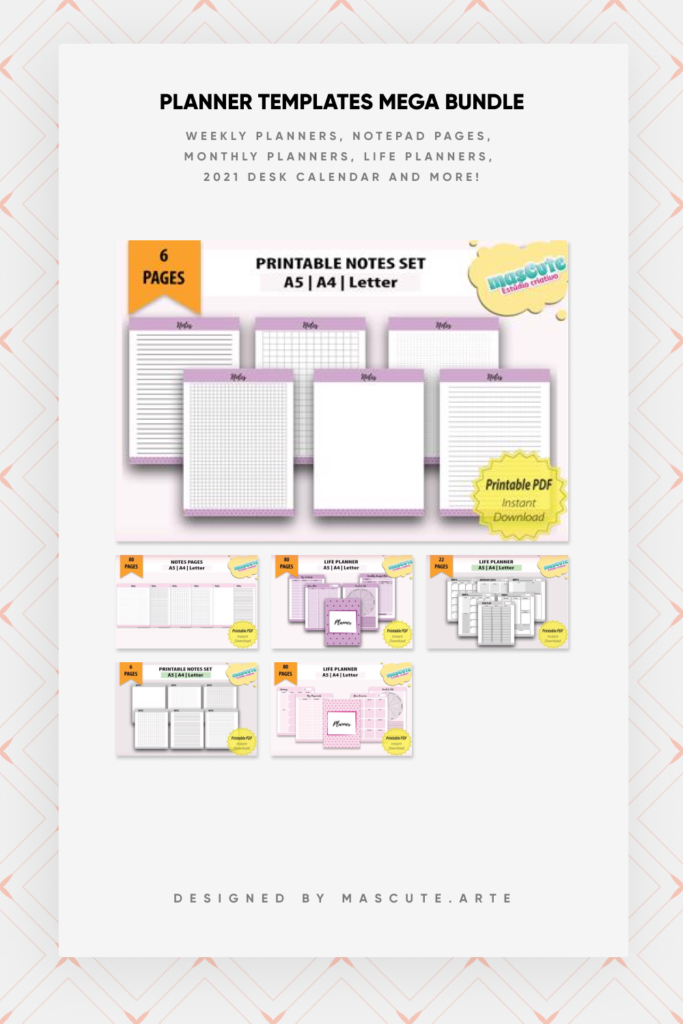 Planner Templates Mega Bundle – MasterBundles