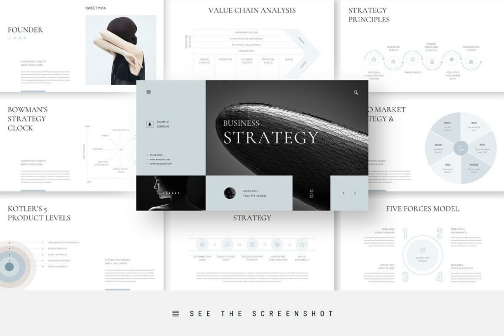 Business Strategy Google Slides – MasterBundles