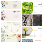 Free Printable April Calendars 2022 – MasterBundles