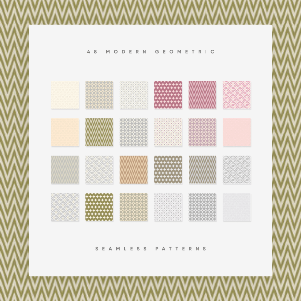 48 Modern Geometric Seamless Patterns – MasterBundles