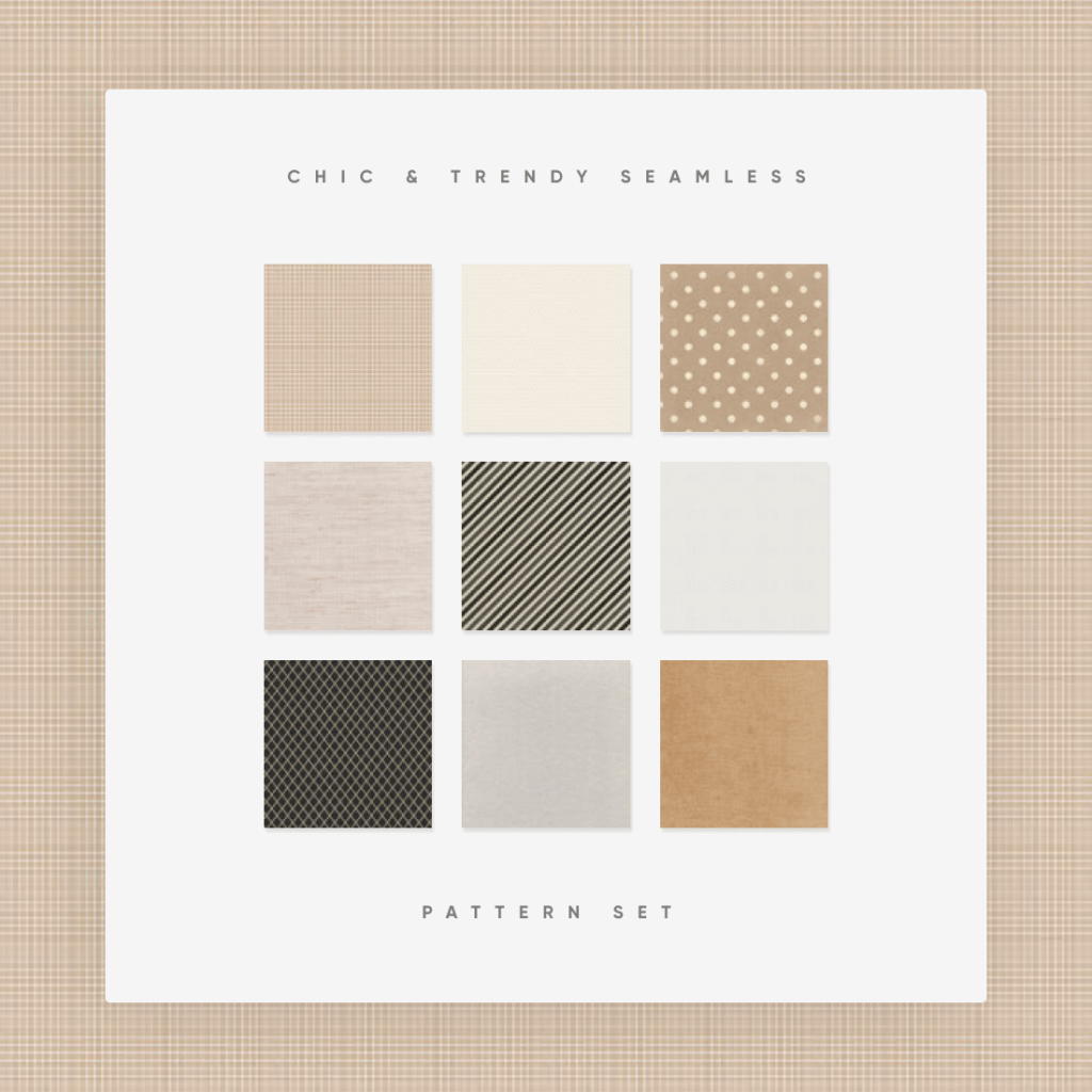 Chic & Trendy Seamless Pattern Set – MasterBundles