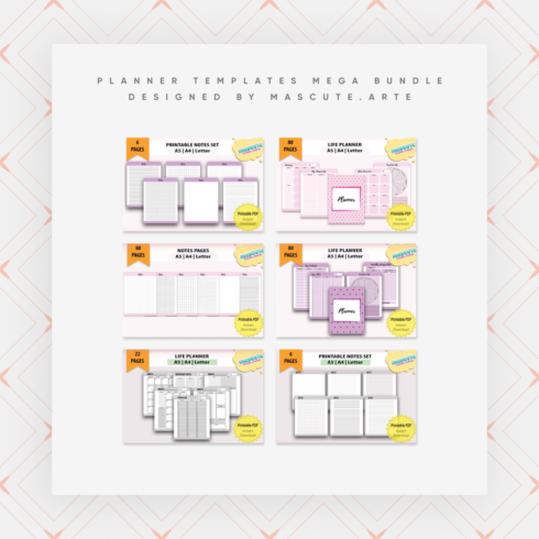 Planner Templates Mega Bundle – MasterBundles