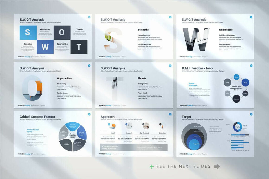 Business Strategy PowerPoint – MasterBundles