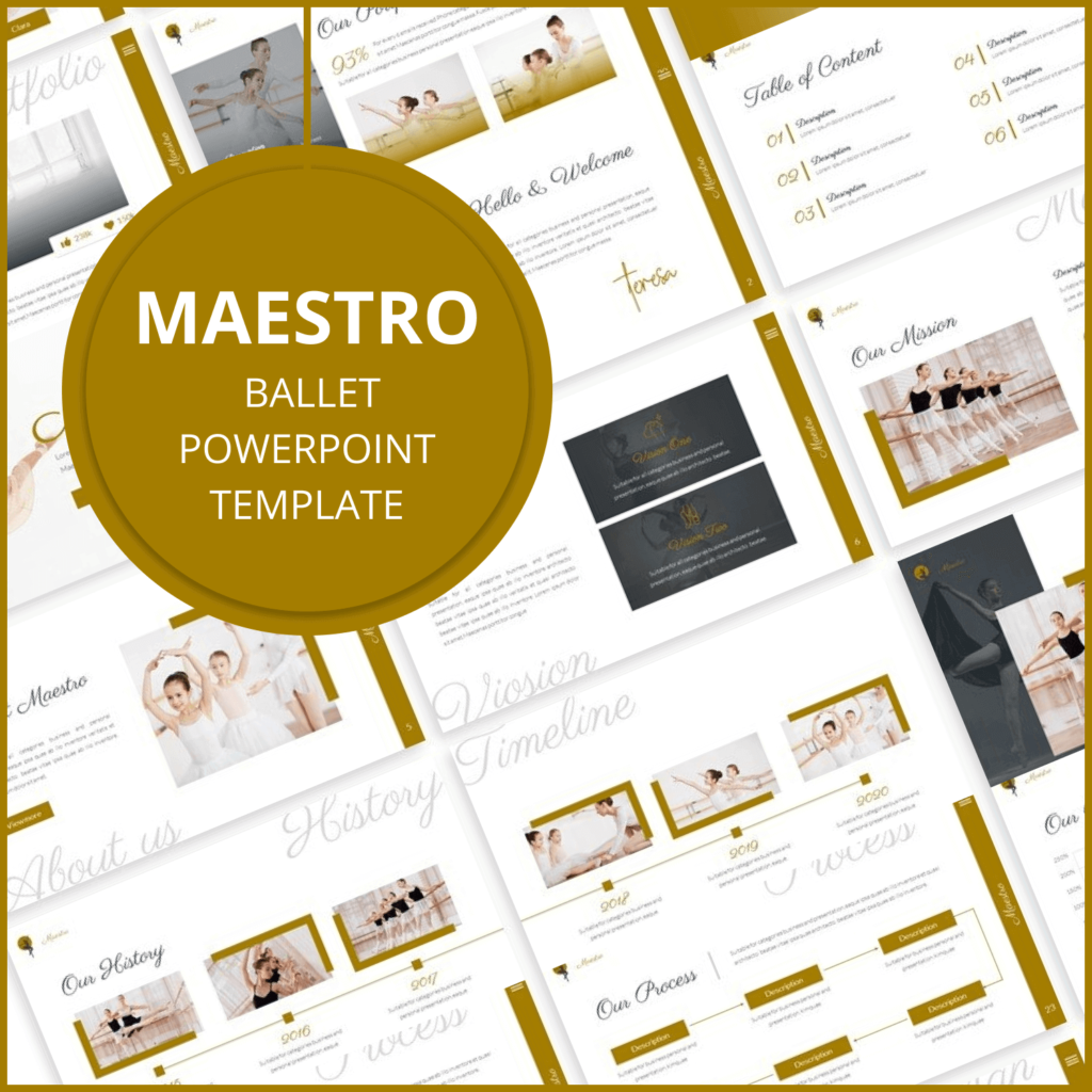 The Dance - Powerpoint Template – MasterBundles