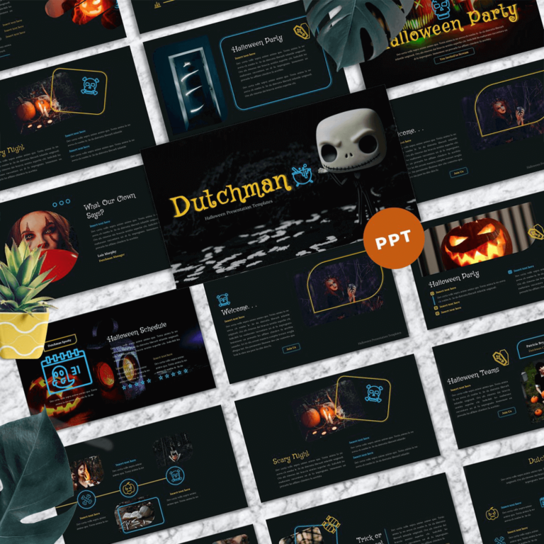 Spooky Halloween Template Powerpoint – MasterBundles