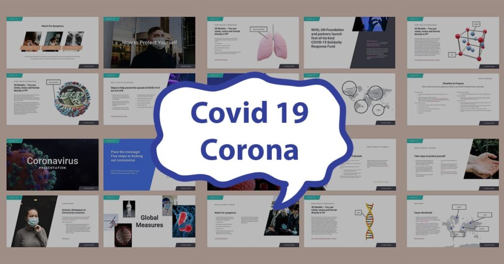 Covid 19 Corona PowerPoint Template – MasterBundles