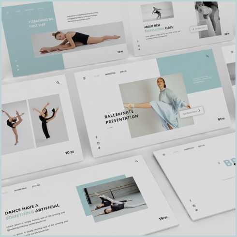 Ballerinate Google Slides Presentati – MasterBundles