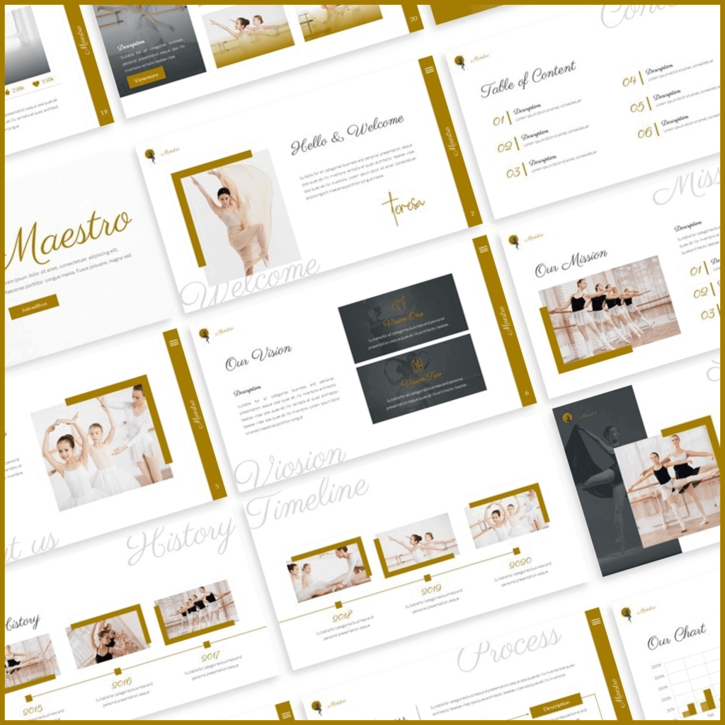 Maestro - Ballet Google Slides – MasterBundles