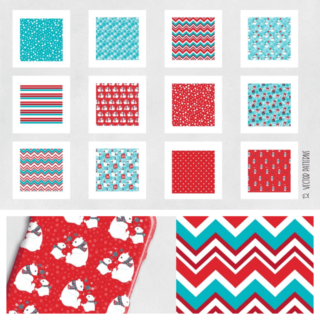 POLAR BEAR Pattern Сollection – MasterBundles