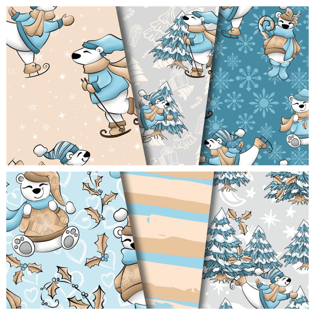 Polar Bear Patterns – MasterBundles