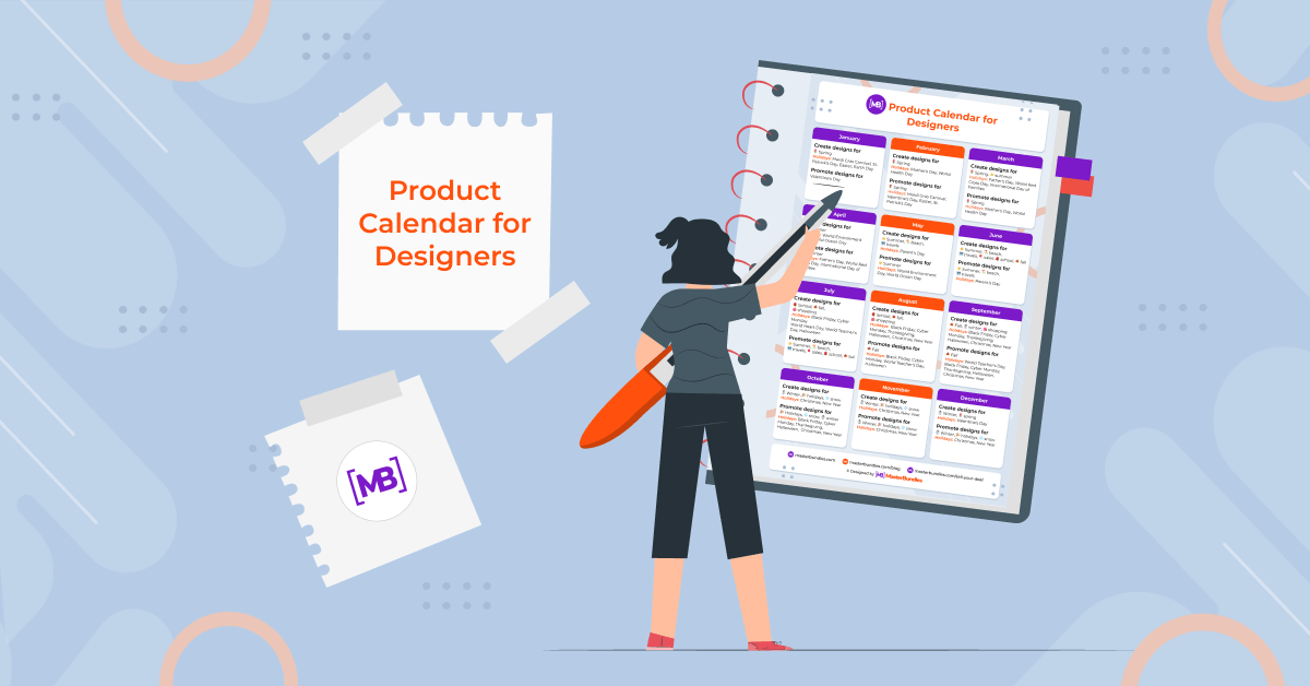 Product Calendar for Designers – MasterBundles