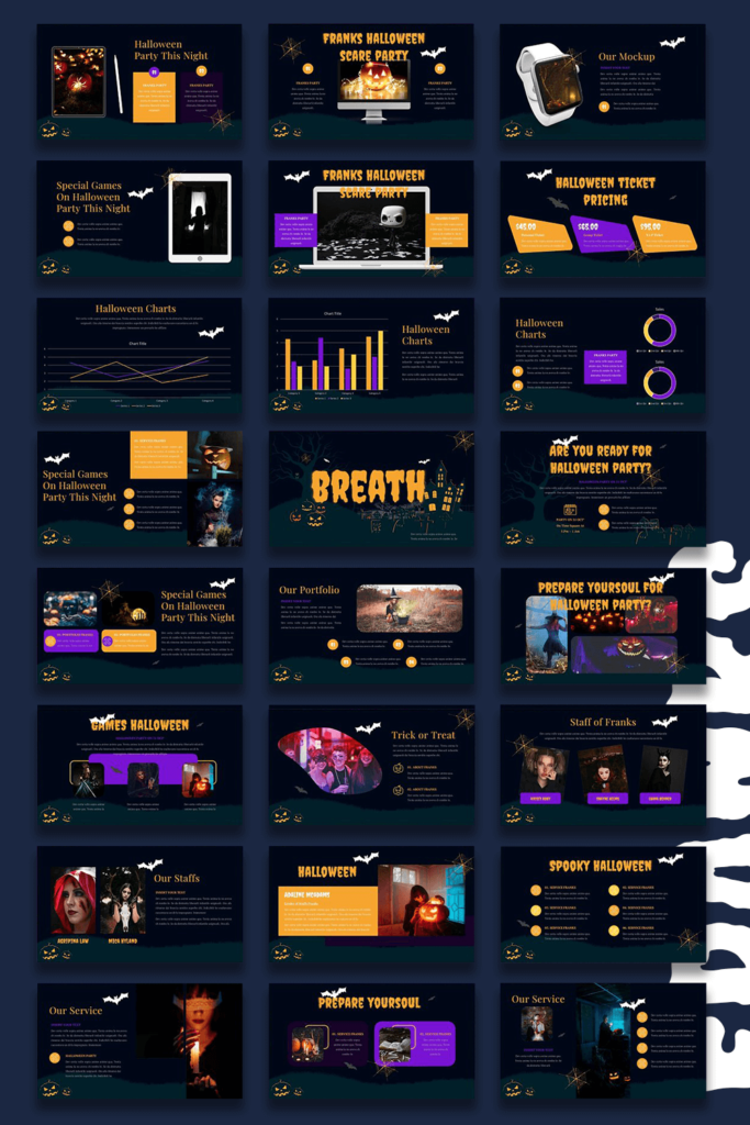 Franks - Halloween Keynote Templates – MasterBundles