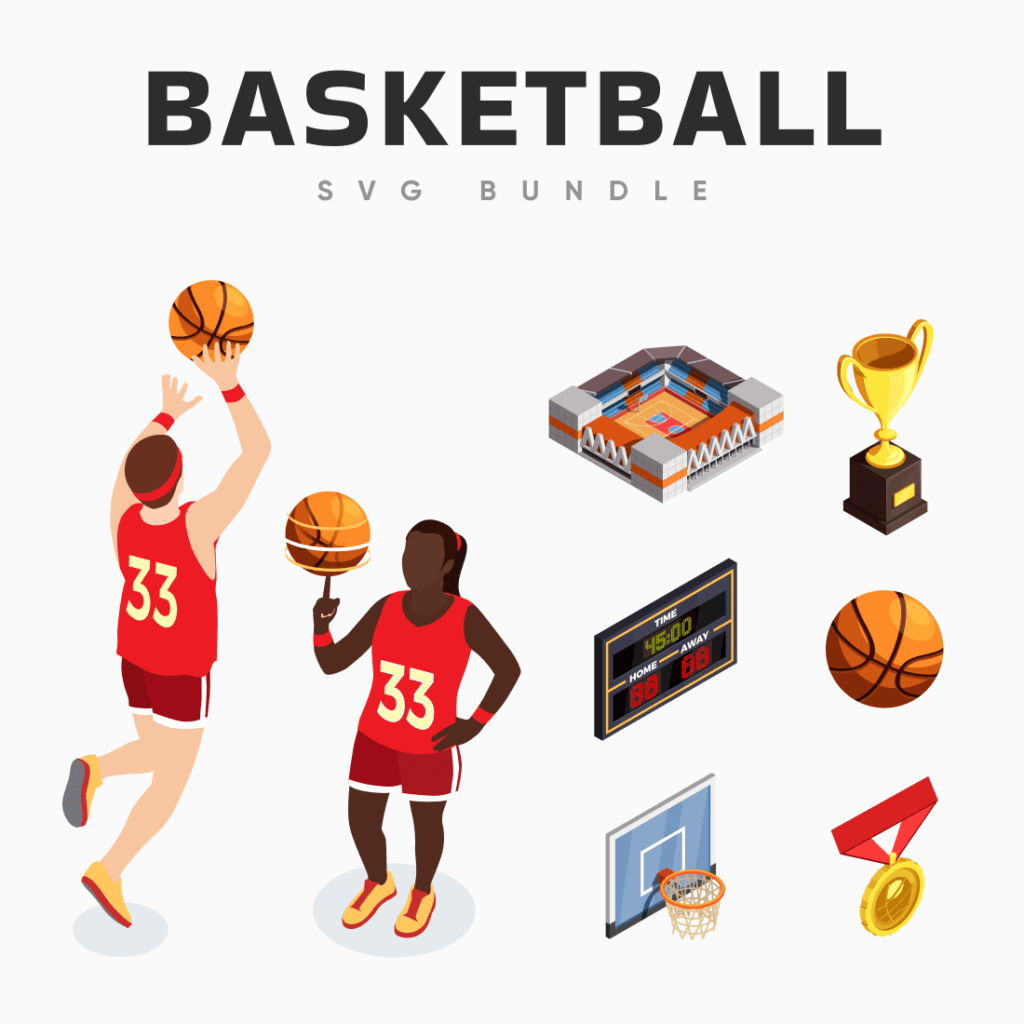 Basketball Free Clipart – MasterBundles