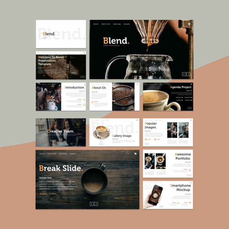 Blend - Powerpoint Template – MasterBundles
