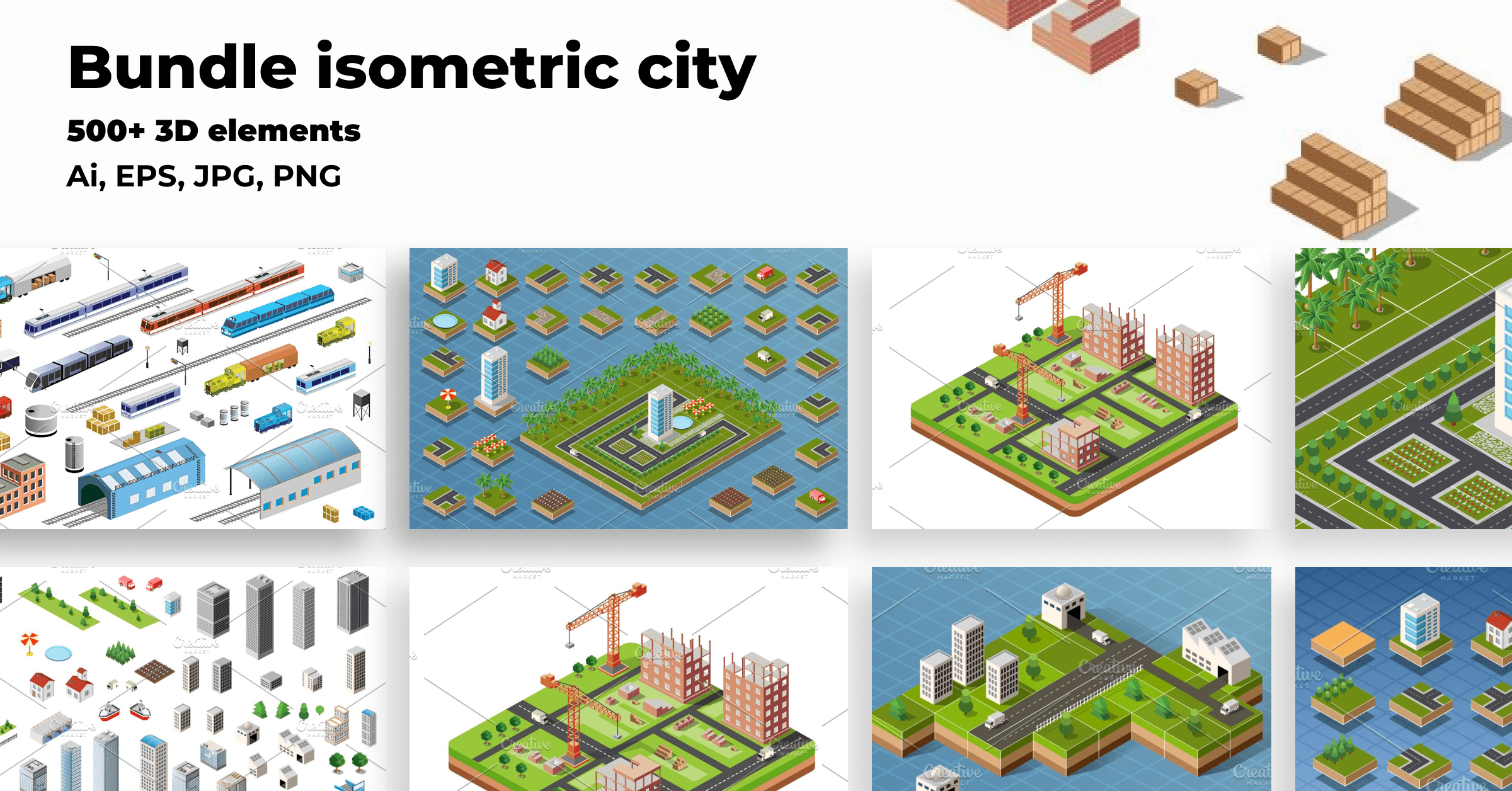 Bundle Isometric City – MasterBundles