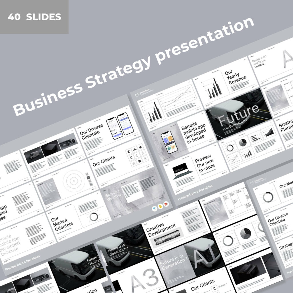 Business Strategy Presentation – MasterBundles