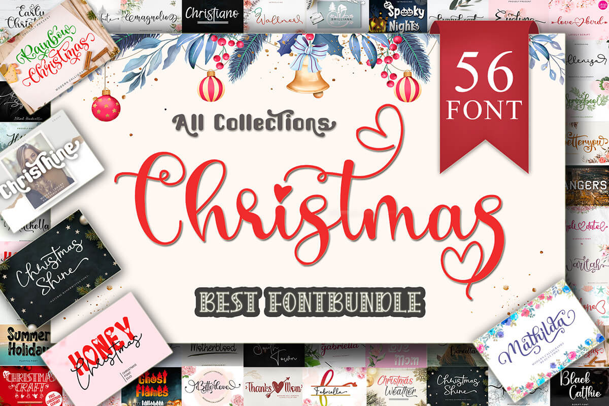 Christmas Font Bundle – MasterBundles