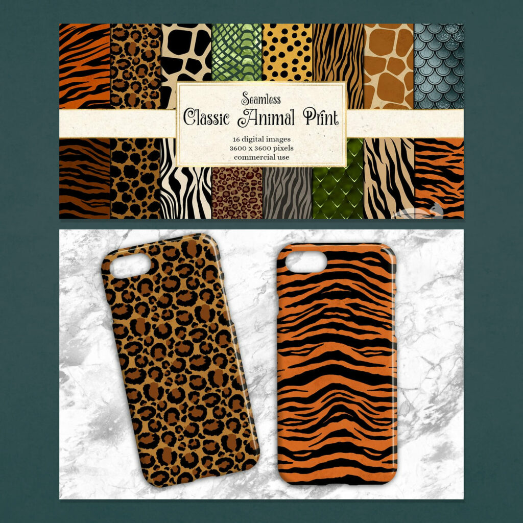 Classic Animal Print Digital Paper – MasterBundles