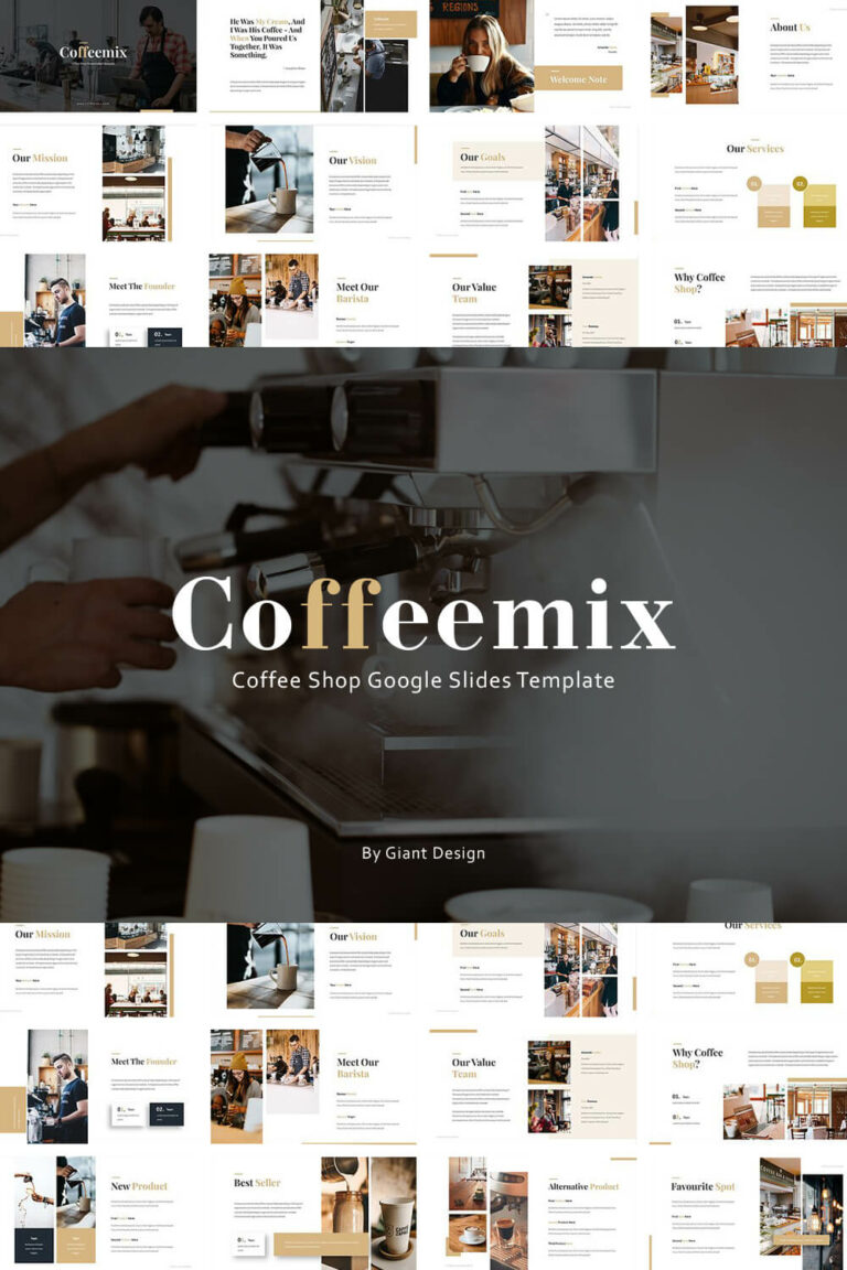 Coffee Shop Google Slides Template – MasterBundles