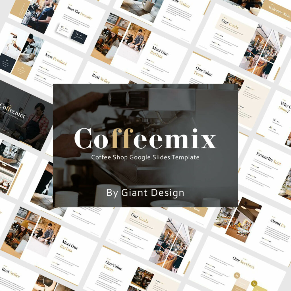 Coffee Shop Google Slides Template – MasterBundles
