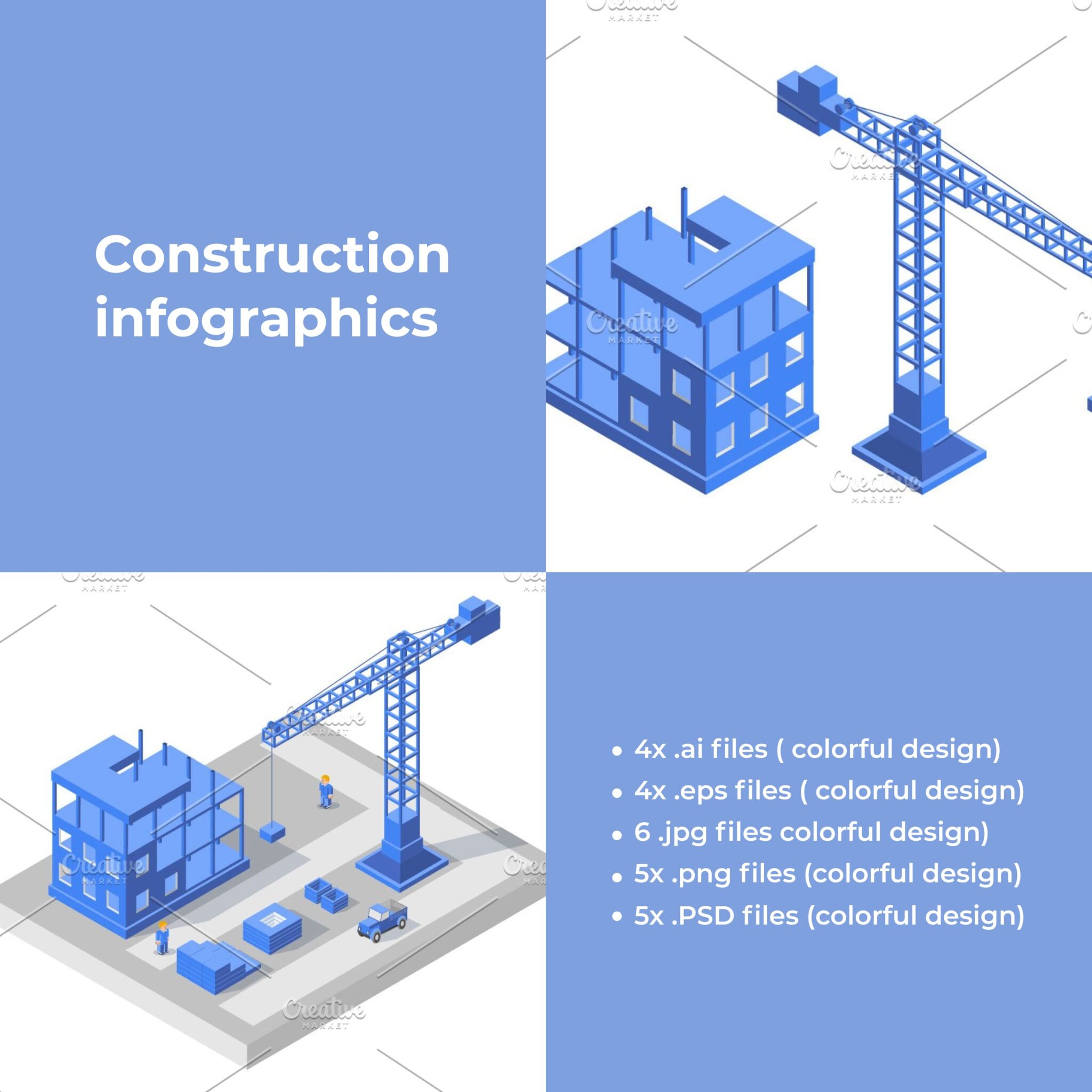 Construction Infographics | Master Bundles