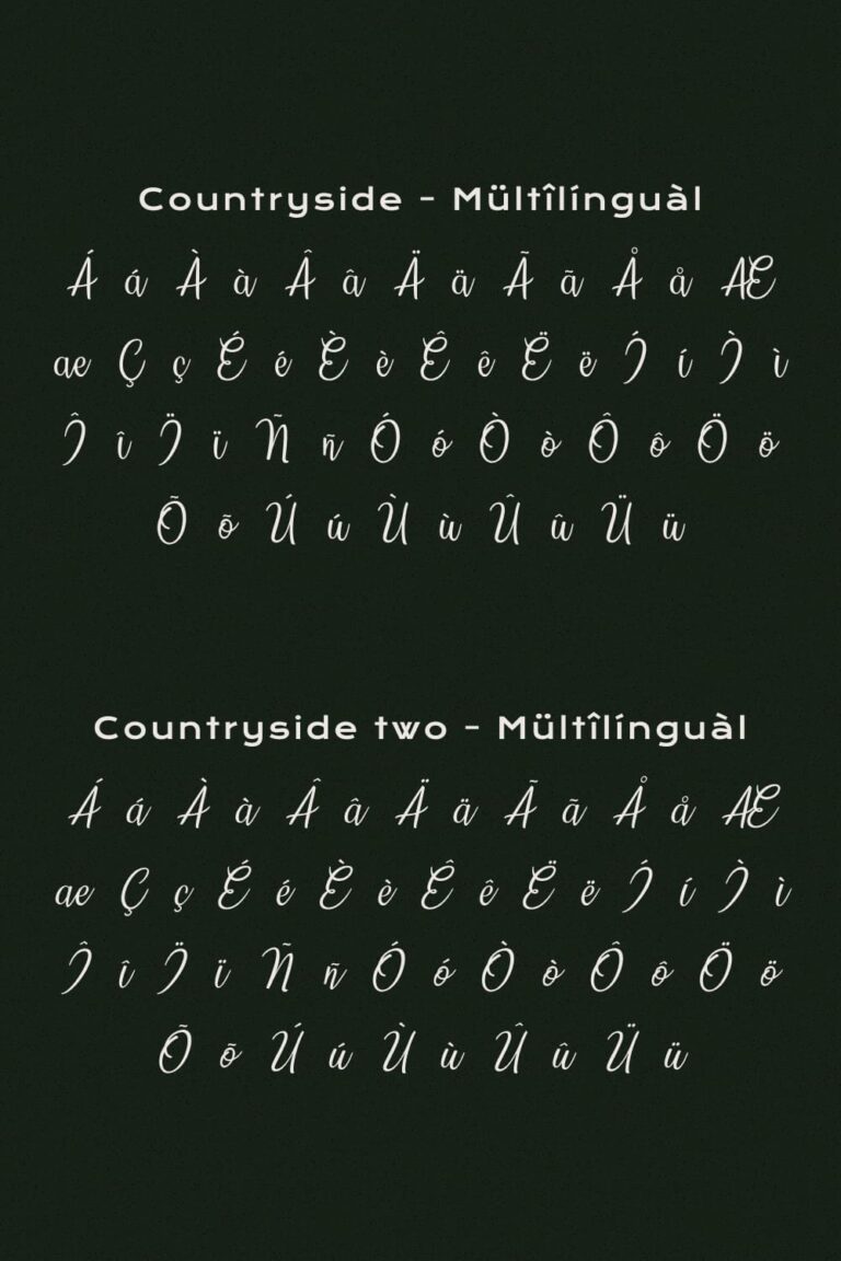 Countryside Free Farmhouse Font – MasterBundles