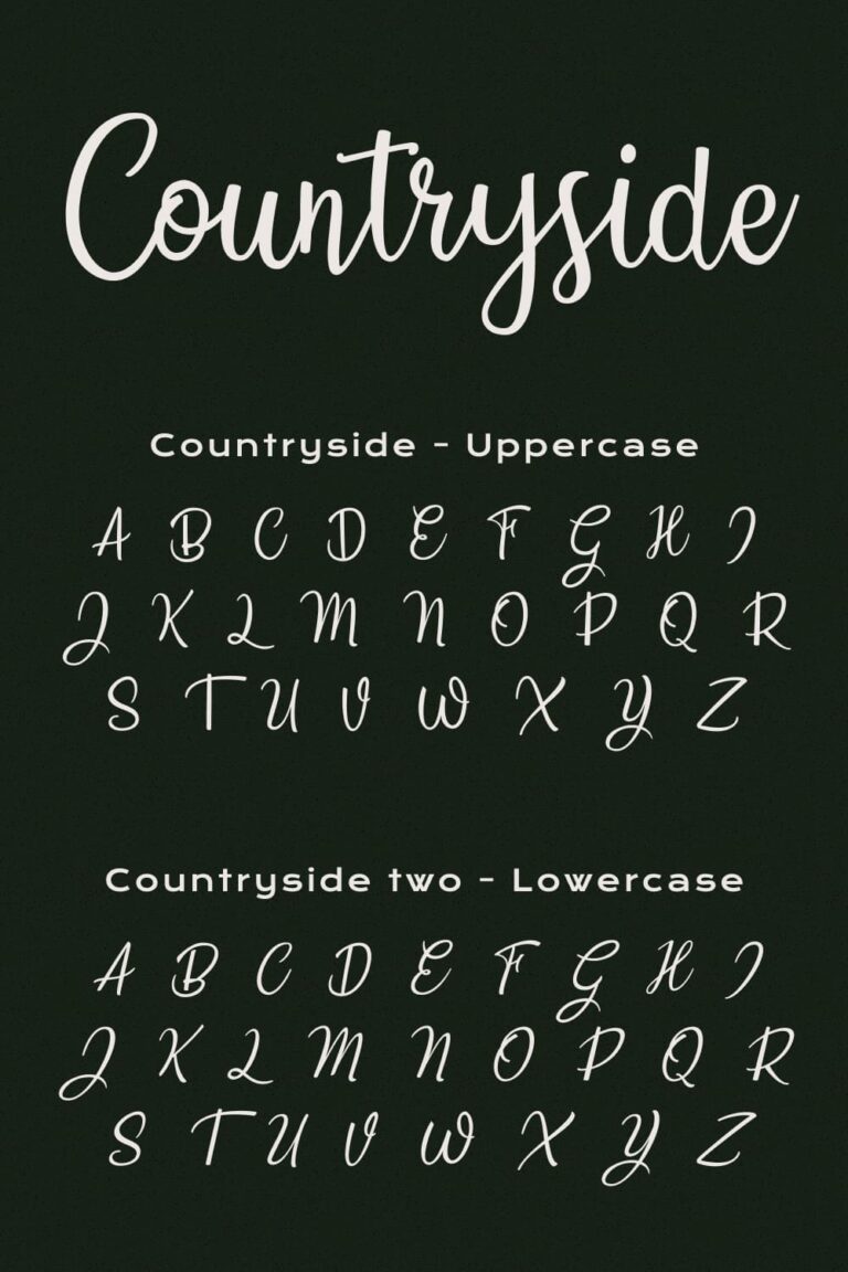 Countryside Free Farmhouse Font – MasterBundles