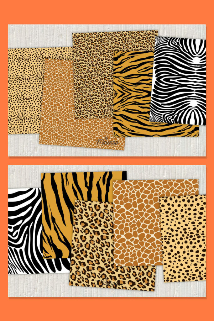 Digital Papers - Africa Skins Set 01 – MasterBundles
