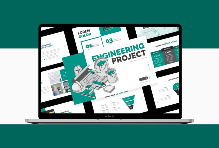 Engineering Project Powerpoint Template – MasterBundles