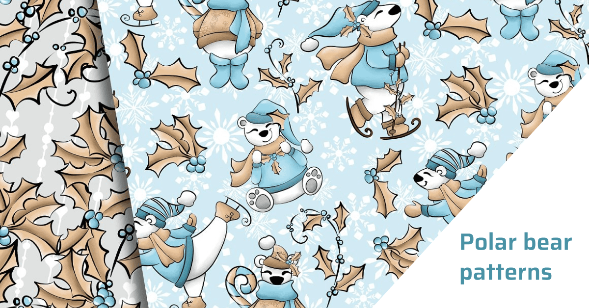 Polar Bear Patterns – MasterBundles