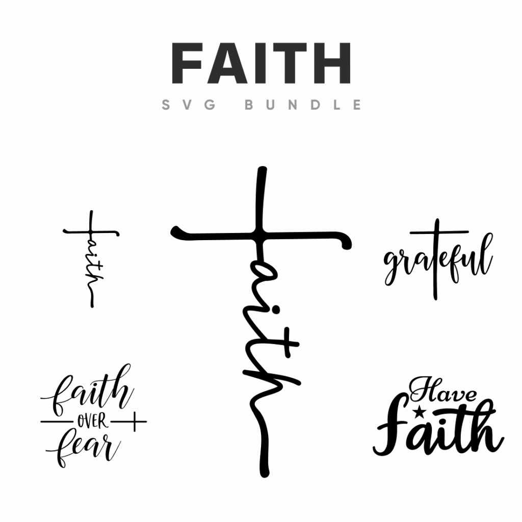 Faith SVG Bundle 40 Designs – MasterBundles