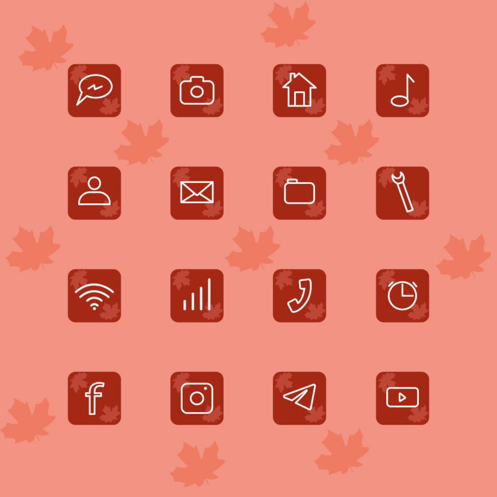 Free Fall App Icons – MasterBundles