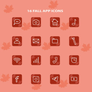 Free Fall App Icons – MasterBundles